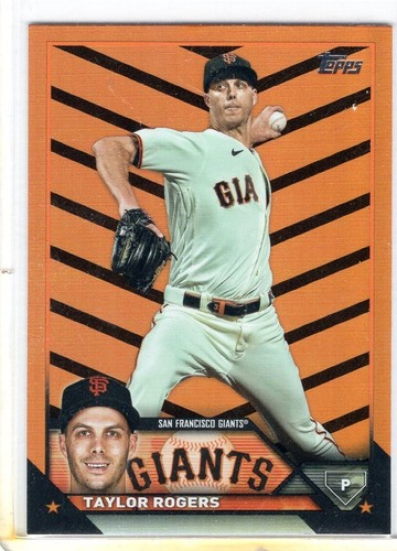 2023 Topps Update Taylor Rogers Orange and Black Foil #US280 | eBay