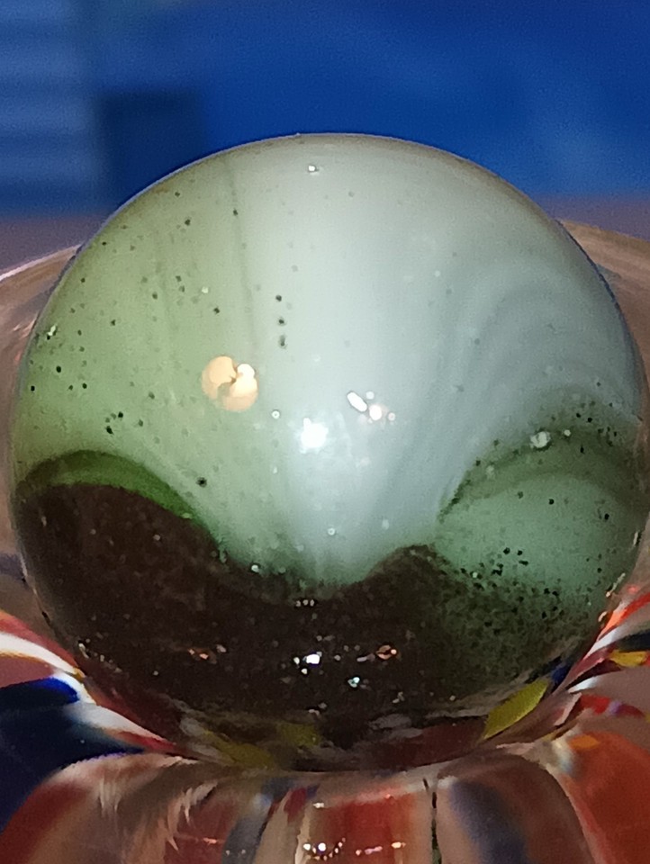 AWESOME RARE VINTAGE MINT AKRO ROYAL PATCH W/ AVENTURINE MARBLE!!LQQK ...