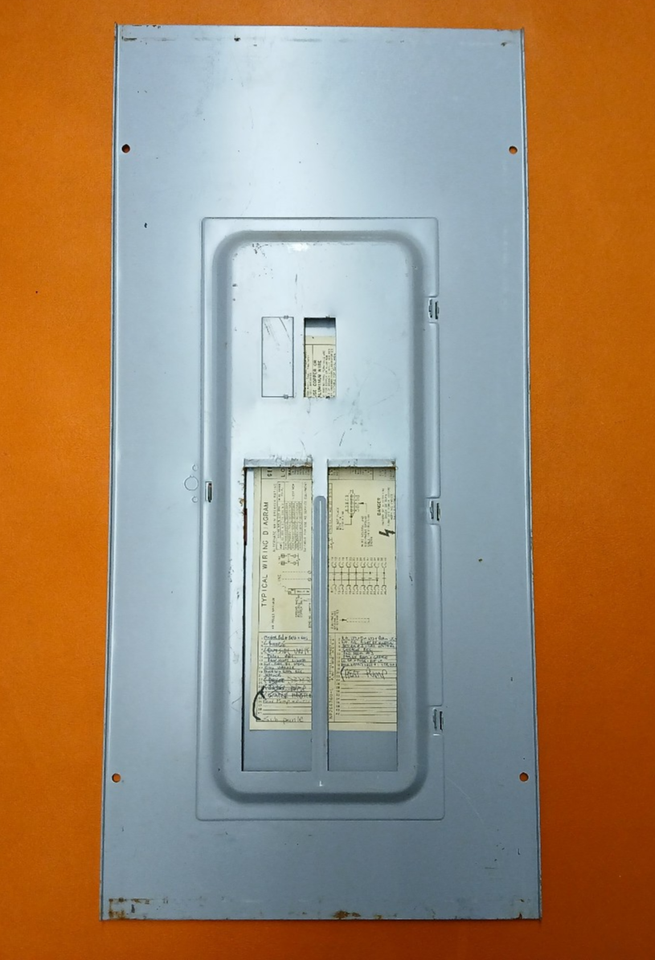 200 Amp GE General Electric 40 Space Panel Cover TLM2020WS | eBay