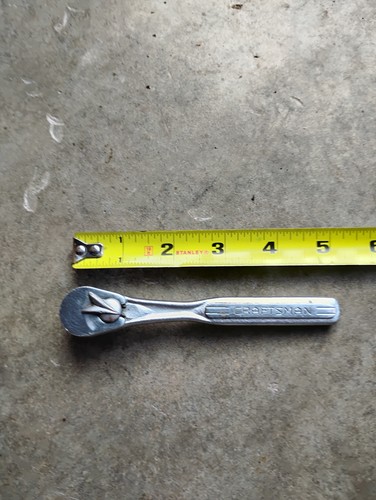 Vintage Craftsman 1/4" Drive Ratchet, Flying V Oil Port, USA | eBay