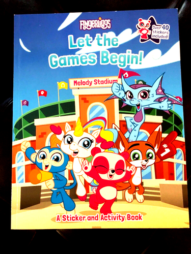Fingerlings: Let the Games Begin! a Sticker and Activity Book by Brooke ...