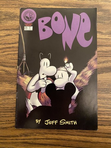 Bone Comic Issue #25 Cartoon Books 1998 VF First Print Low Print Run ...