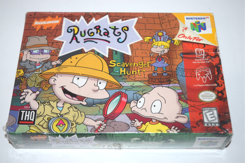 Rugrats Scavenger Hunt Nintendo 64 N64 Video Game New V-Seam ...