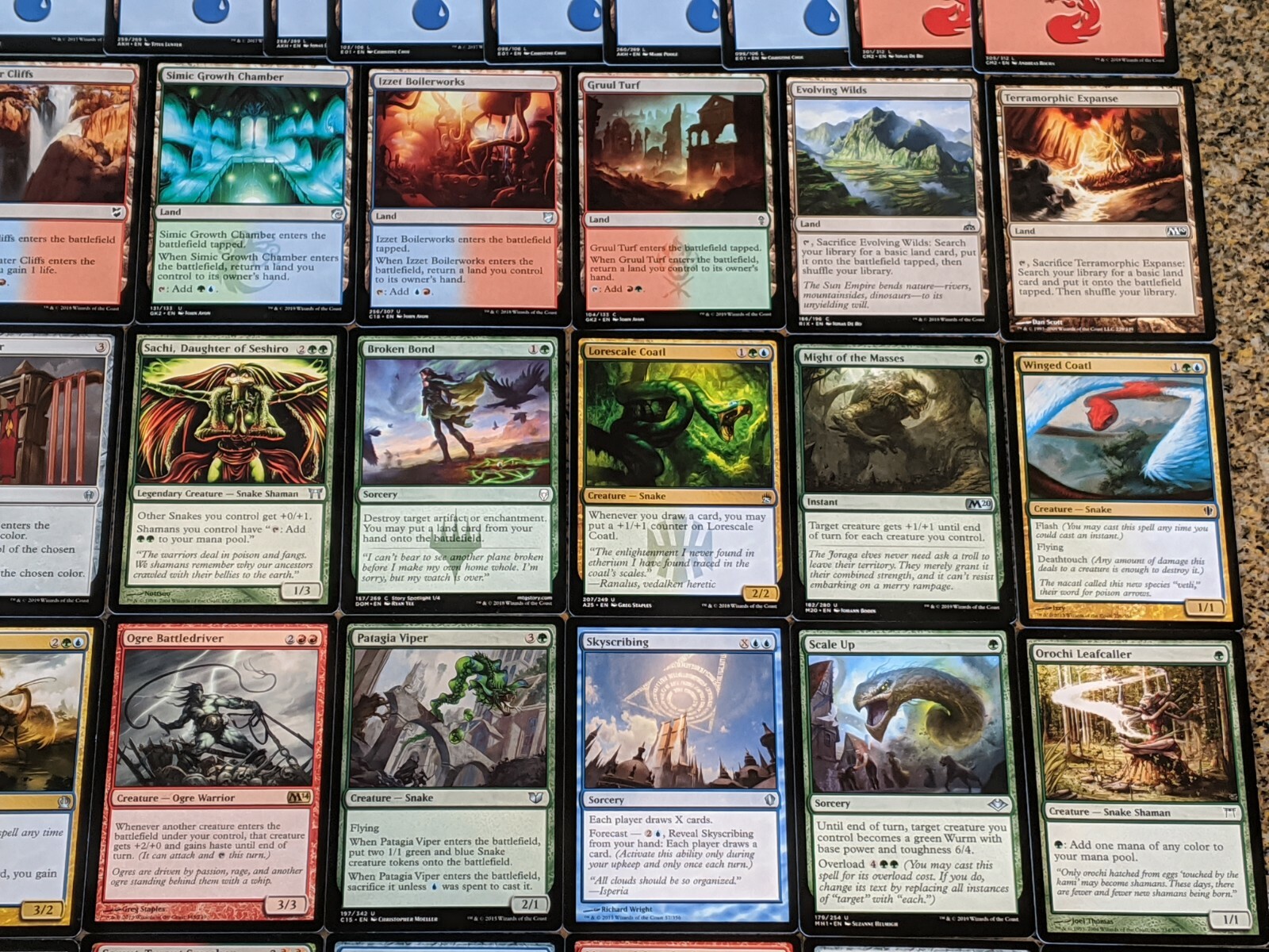 ***Custom Commander Deck*** Xyris - Snake Tribal - Wheels - EDH MTG ...