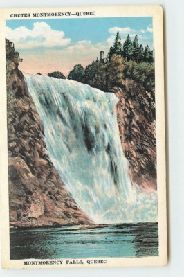 Postcard - Montreal Falls Quebec Canada - J.P. Gosselin | eBay