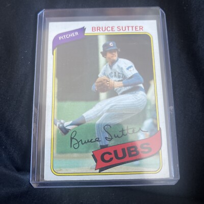 1980 Topps - #17 Bruce Sutter | eBay
