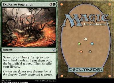Magic the Gathering -MTG-Explosive Vegetation | eBay