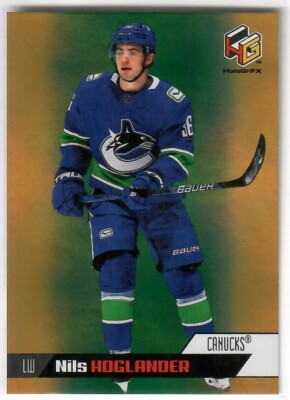 2020-21 Upper Deck Extended Series NILS HOGLANDER Canucks HoloGrFX ...