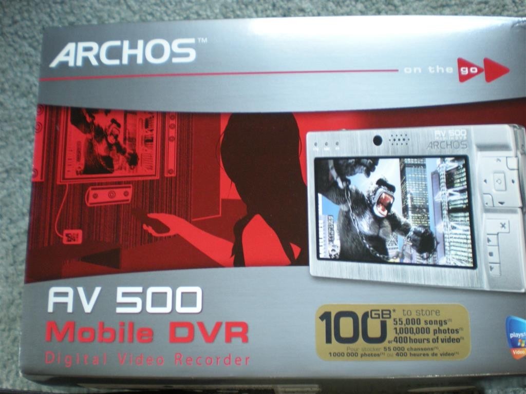 Archos AV 500 100 GB Digital Media Player Great condition comes with ...