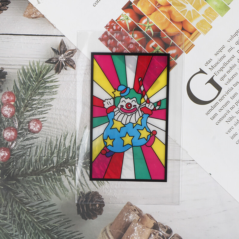 Medium Changing Clown Color Card Magic Tricks Toys for Children Stage ...