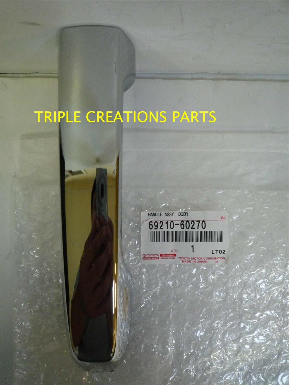 Genuine Toyota 69210-60270 Handle Assy Rear Door Outside RH 6921060270 ...