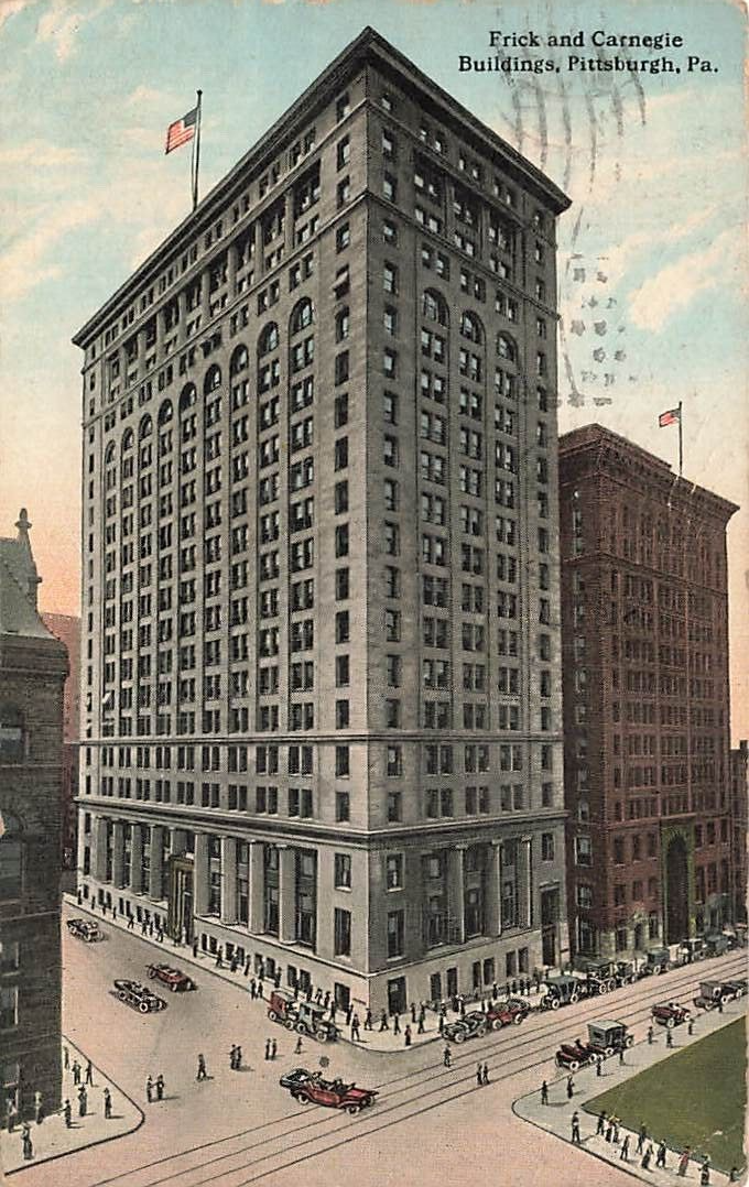 Postcard Frick and Carnegie Buildings Pittsburgh Pennsylvania NH1 | eBay