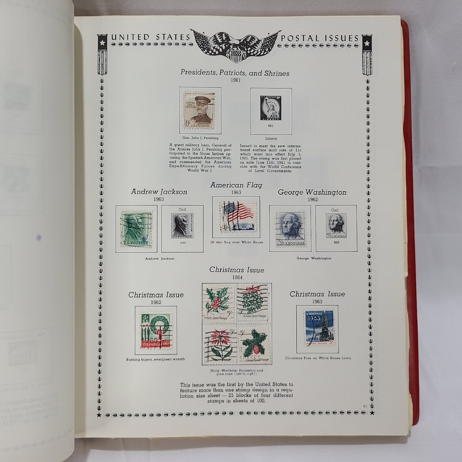 Full Large Collection, US All American Stamp Album Pre-1965 + Loose ...