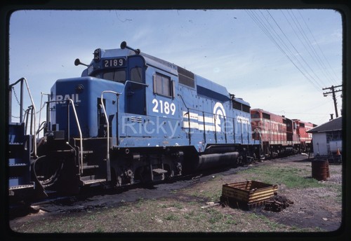Original Slide CR #2189 EMD GP30 Conrail 1980 Logansport IN TPW | eBay