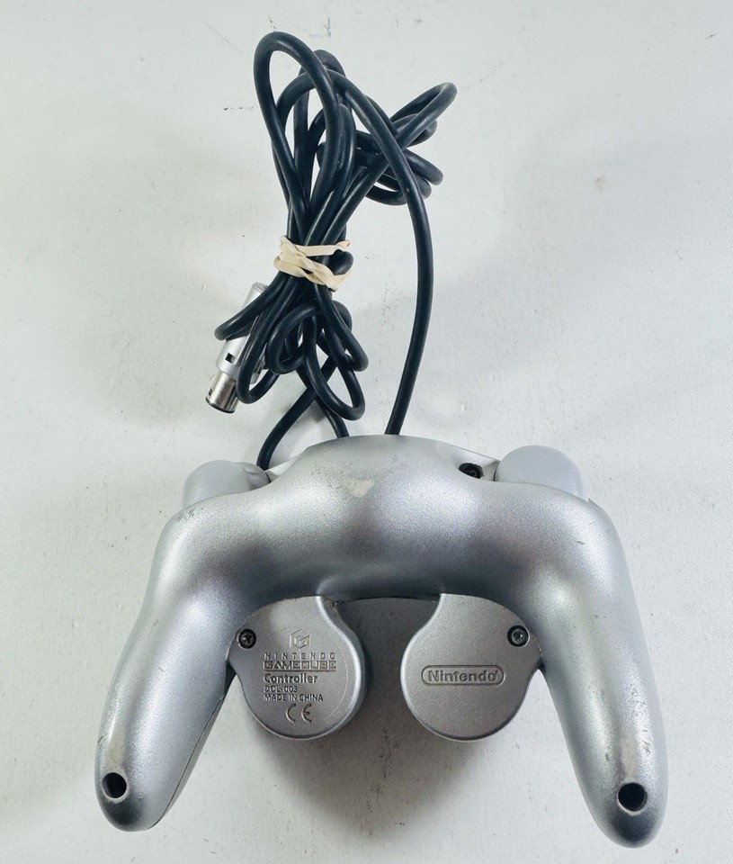 Official Nintendo GameCube Controller OEM DOL-003 Silver Tested ML419 ...