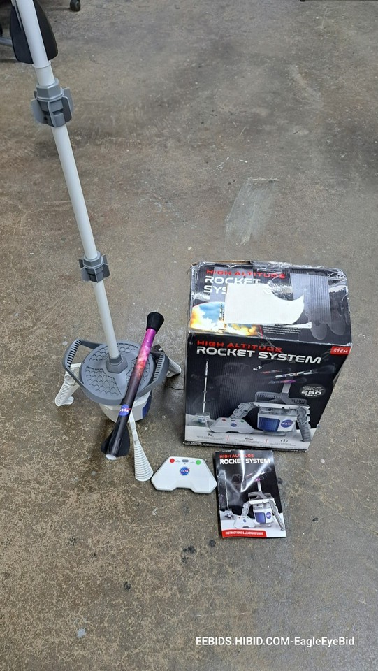 NASA Air Rocket Launcher Kit Launch Model Rockets Up to 250 Feet Remote ...