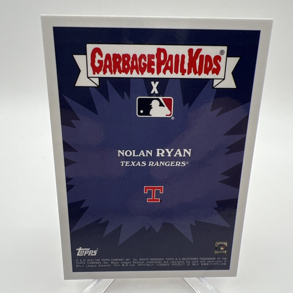 Nolan Ryan 2023 Topps Garbage Pail Kids X Series 3 MLB GPK: Card Nitro ...