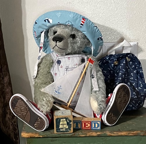 Victoria Dickinson SIMPLY VICTORIA Bear 18" Hand Dyed Mohair Dressed ...