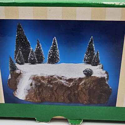 Lemax Landscape Accent Medium Display Platform W/ Trees Christmas ...