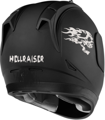 Hellraiser helmet decals. (4 decal set) NEW! Suzuki Polaris Honda ...
