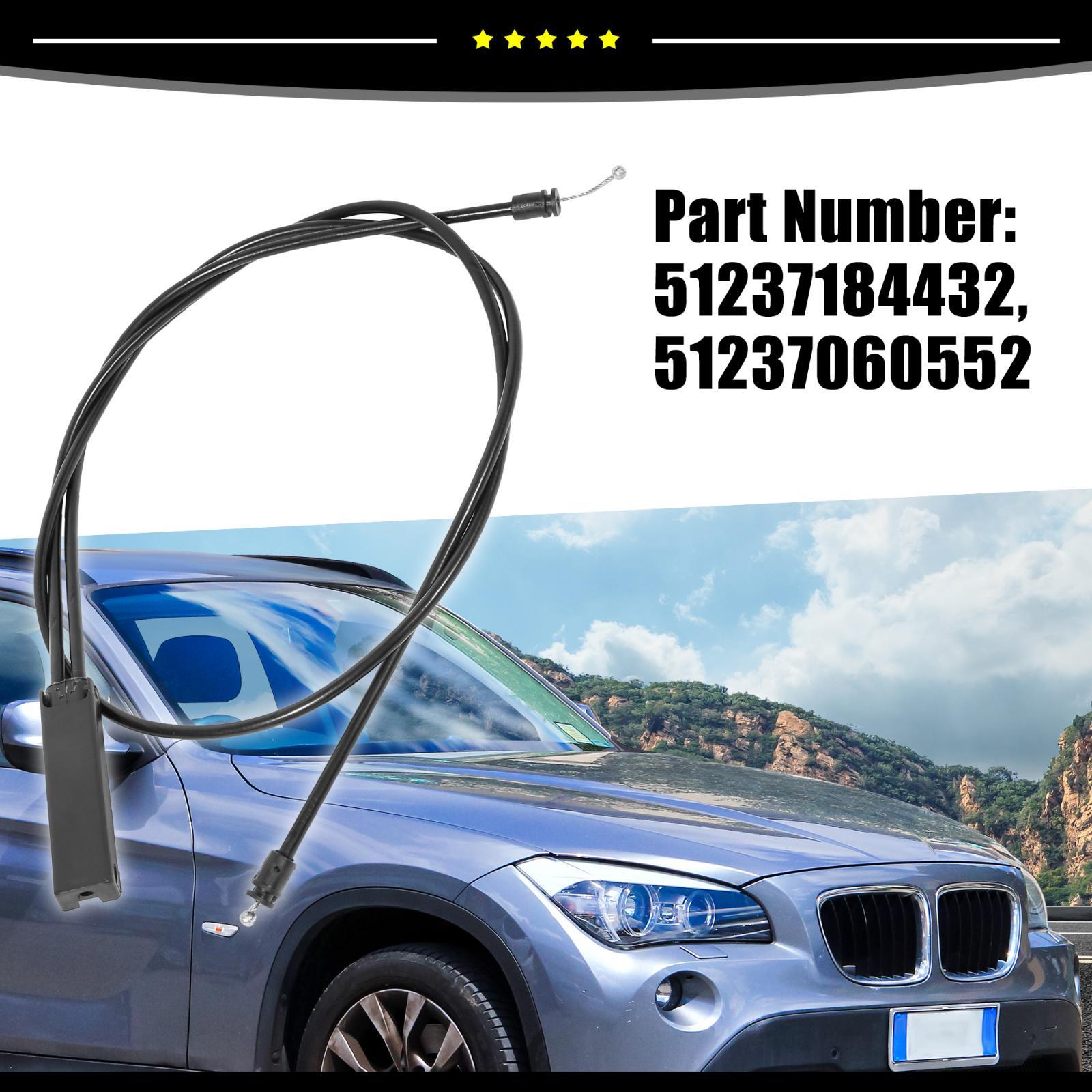 Engine Center Hood Release Cable Wire Replace 51237184432 Fit for BMW ...