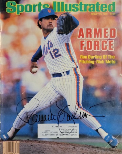 Ron Darling, Autographed Sports Illustrated Magazine, August 25, 1986 ...