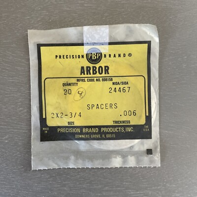 Milling - Arbor Spacers