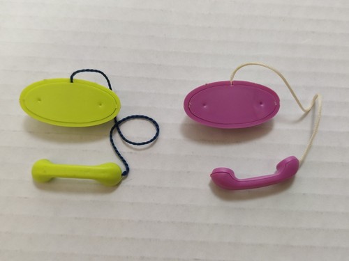 Lot Of 2 Vintage 1960's Barbie Princess Rotary Phones Telephones Purple ...