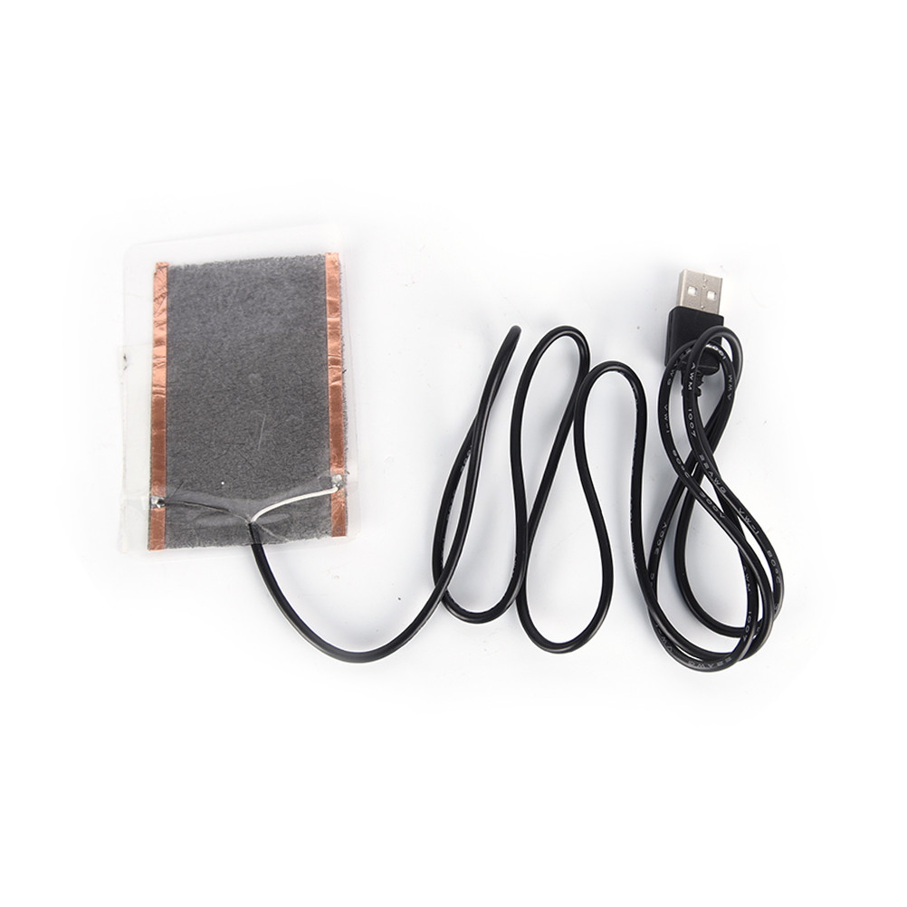 1PC portable usb heating sheet warm hand mouse pad carbon fiber heating ...