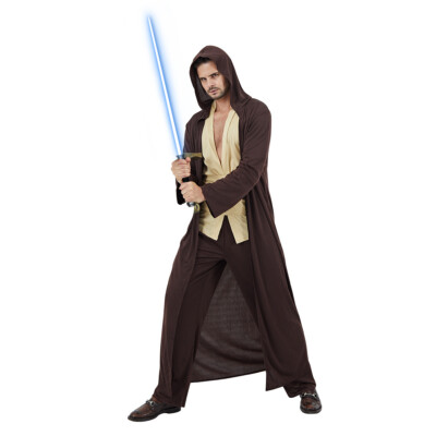 Star Wars Jedi Knight Master Cloak Halloween Costume Outfit Clothes ...