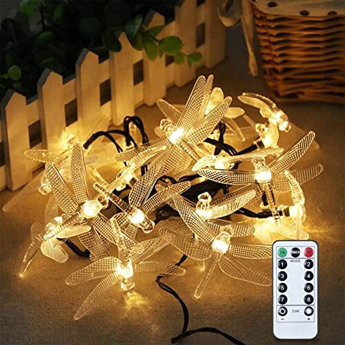 Dragonfly Lights String Indoor Warm White Lights Dragonfly String Lights With Mo | eBay