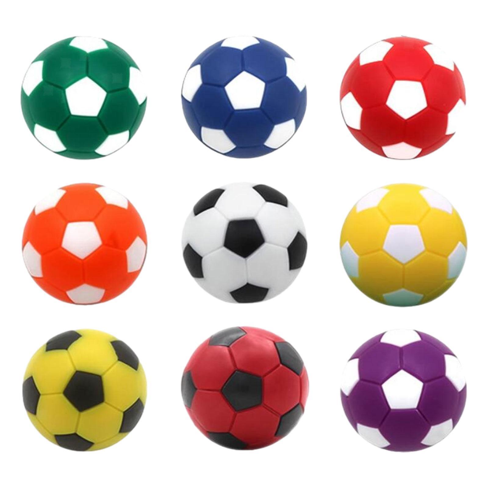 9x Foosball Balls Soccer Table Game Balls for Indoor Match Toy Tabletop ...
