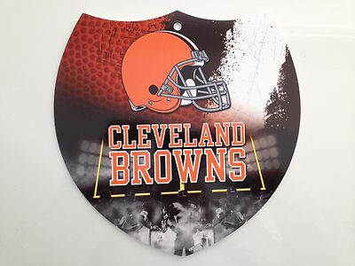 NFL Football Wall Plastic Interstate Sign 8 x 8" Cleveland Browns new ...