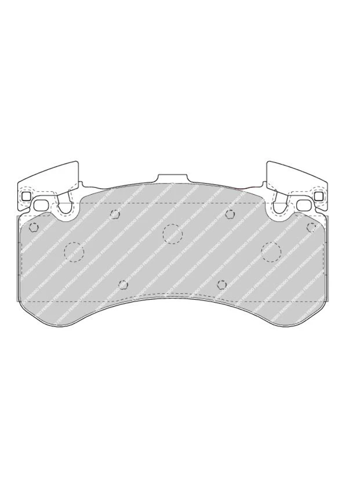 Front Brake Pad Set Fits Audi OE 4G0698151F Ferodo FDB4468 | eBay UK