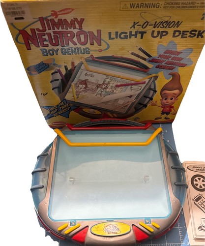 2001 Nickelodeon Jimmy Neutron "X-Ray Vision" Light Up Tracing Art Lamp ...