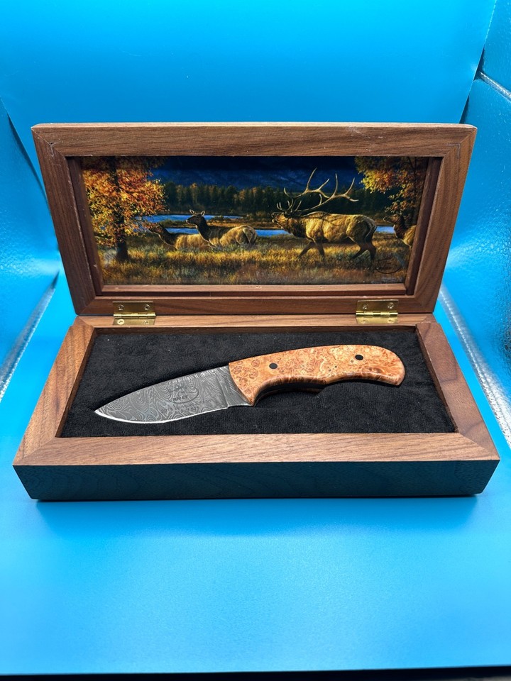 2013 Browning USA RMEF Elk Banquet LE 513/525 Hunter Damascus Fixed ...