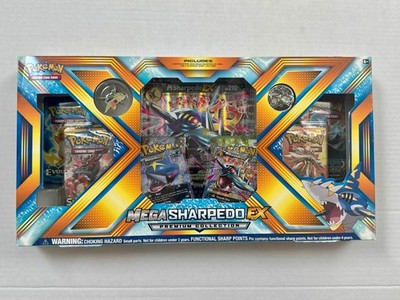 SEALED Pokémon Mega Sharpedo-EX Premium Collection Box (2017) | eBay
