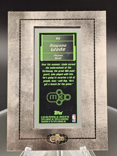 2003-04 Topps M3 Dwyane Wade Rookie Matrix Rookie Frames #115 | eBay
