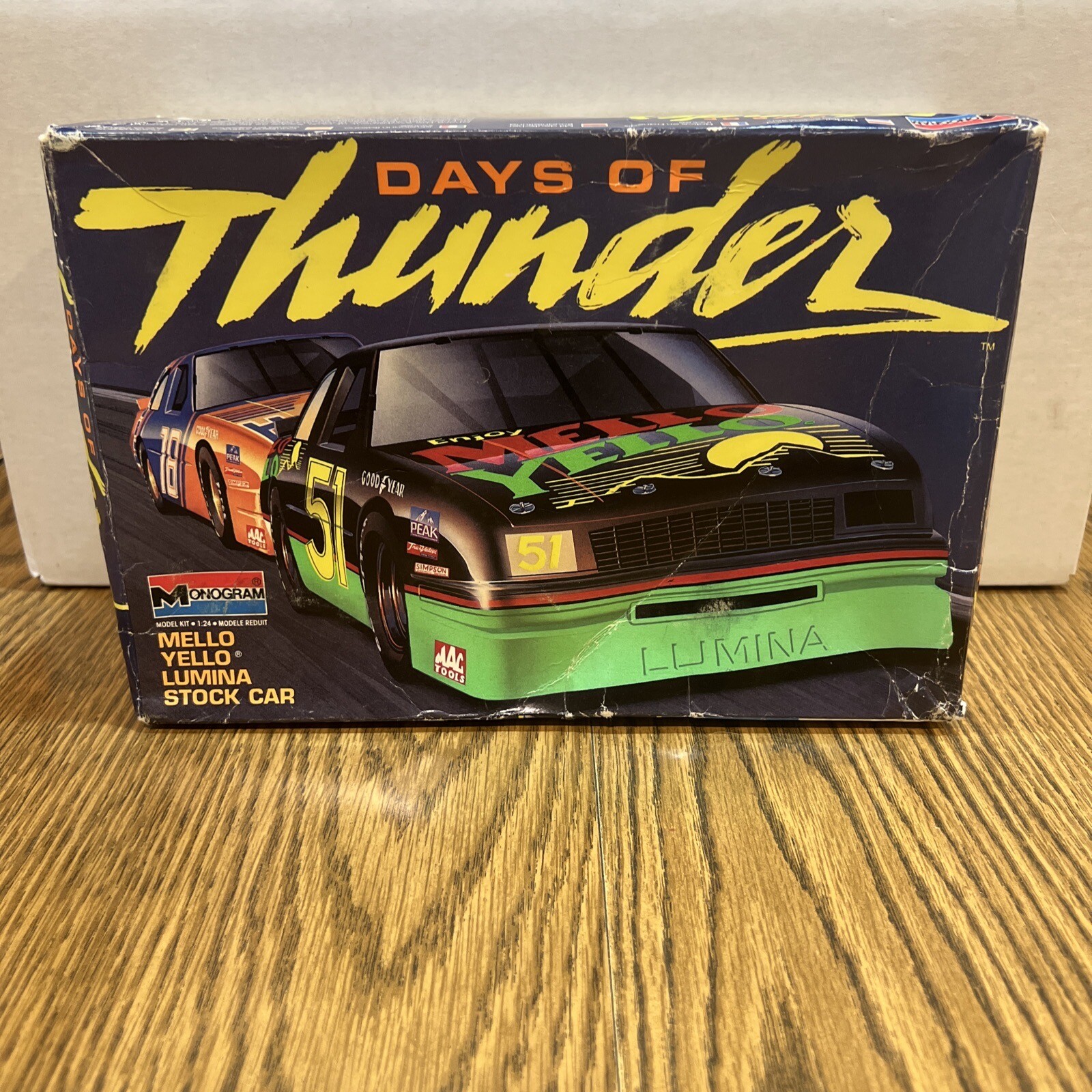 Days of Thunder Mello Yello Chevy Lumina Monogram 1990 1/24 Model Kit ...
