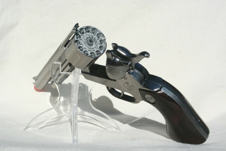 Cap Gun Gonher 12-Shot Peacemaker Style - Die-Cast Metal Toy Revolver ...