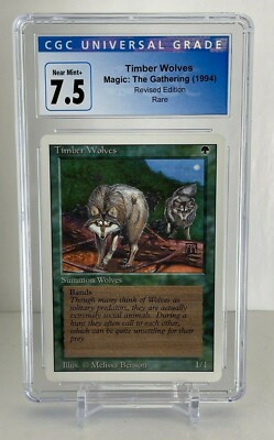 Timber Wolves Revised / 3rd Edition Graded CGC 7.5 Near Mint+ Legacy ...