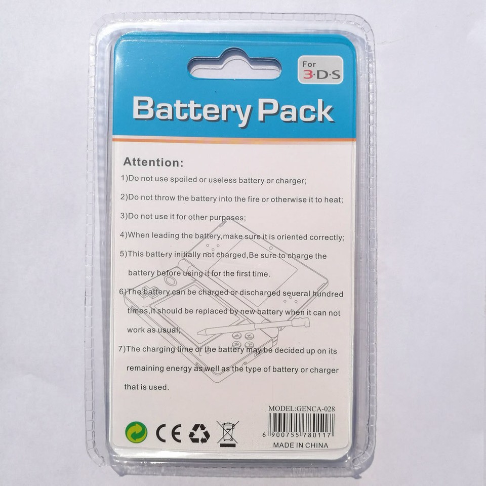 For Nintendo 3DS 2DS Battery Replacement + Tool 2000mAh 3.7V ...