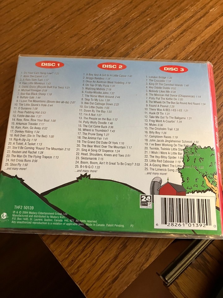 100 Silly Songs [3 CD] by The Countdown Kids (CD, 3 Discs, BRAND NEW ...