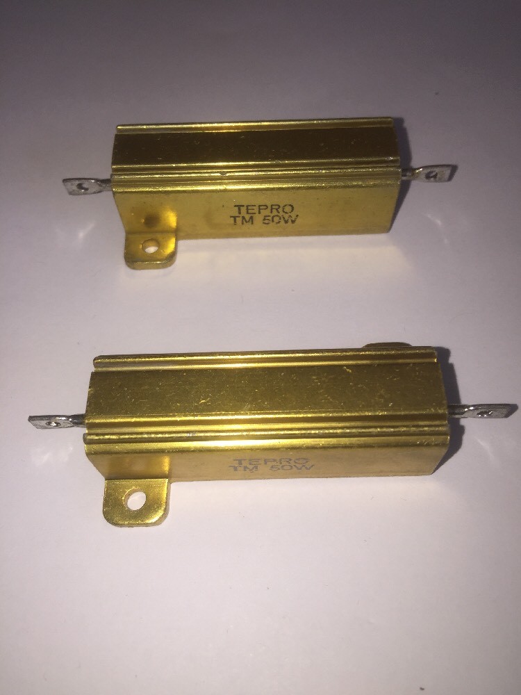 Pack Of 2 TEPRO 200 Ohm 50 Watt Percision Resistors 1% Tolerance. TEPRO ...