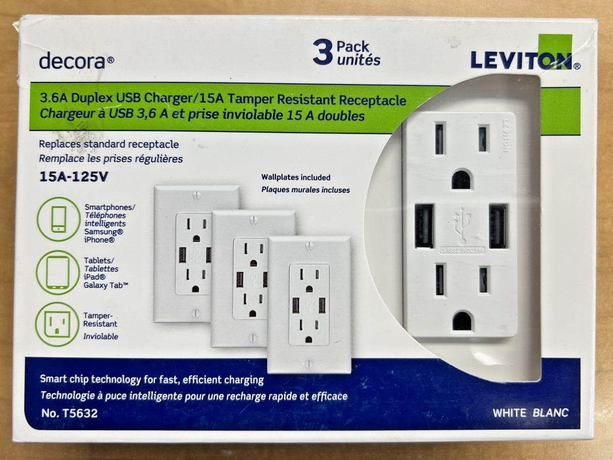 Leviton Usb Duplex Receptacle