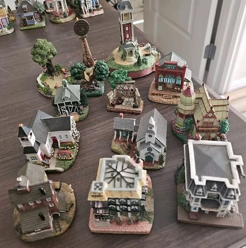 #3 The Americana Collection Liberty Falls VILLAGE Lot Of 13 HOUSES EUC ...
