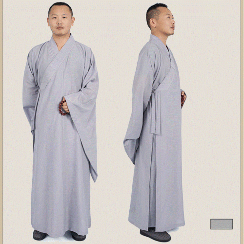 Buddhist Robe Men Women Frock Buddhist Supply Long Meditation Clothing ...