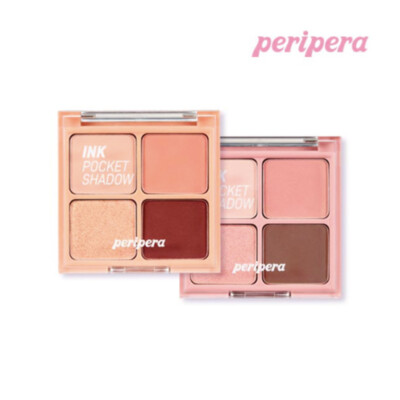 PERIPERA Ink Pocket Shadow Palette 4Colors Pink Pearl Matte Eye Shadow ...