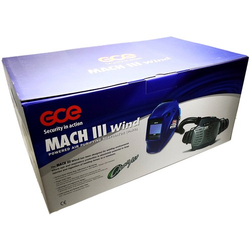 GCE Schweißhelm Mach 3 Wind Infotrack Schweißhelm Frischluftzufuhr WIG ...