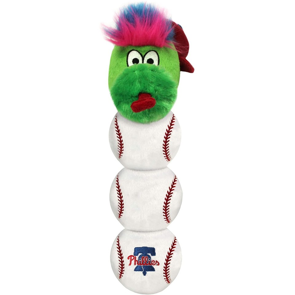 Pets First MLB Mascot Plush Toy with 4 Inner Squeaker for Dogs & Cats ...